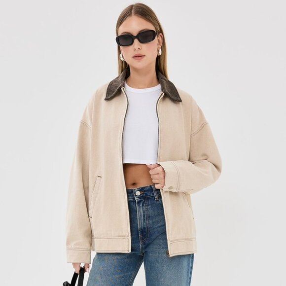 Lioness | Jackets & Coats | Nwt Lioness Workwear Barn Jacket Small ...